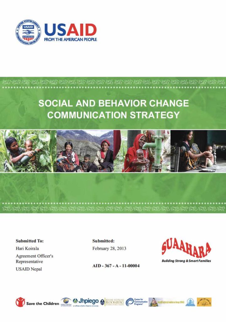 Suaahara Social and Behavior Change Communication Strategy - The ...